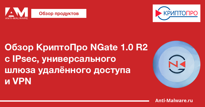 Обзор КриптоПро NGate 1.0 R2 с IPsec, универсального шлюза удалённого ...
